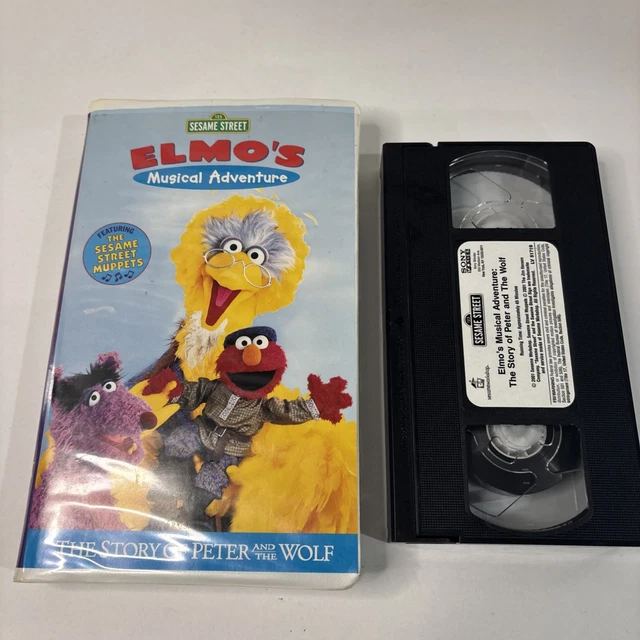 SESAME STREET ELMO'S Musical Adventure 2001 VHS - Sony Wonder ...