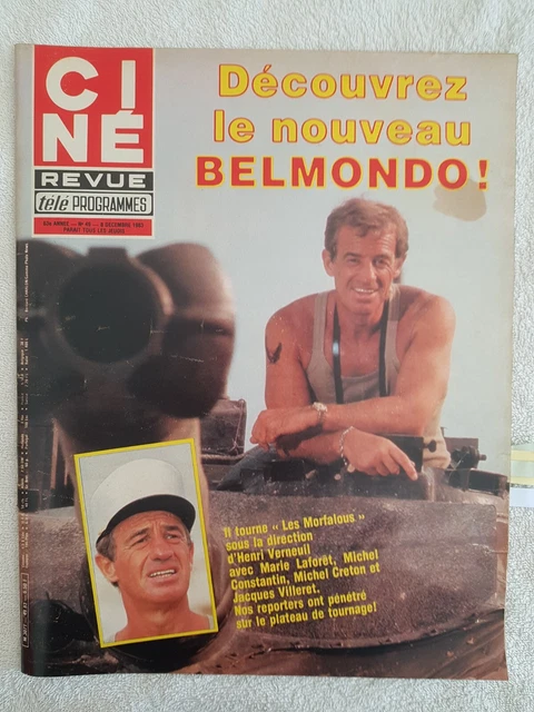 CINE REVUE N°49 1983 Belmondo Lenorman E.leclercq Ann-Margret R.berry P.presley EUR 4,00 ...