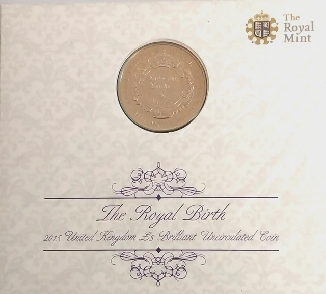 ROYAL MINT THE Royal Birth Princess Charlotte £5 Coin 2015 £89.95 ...