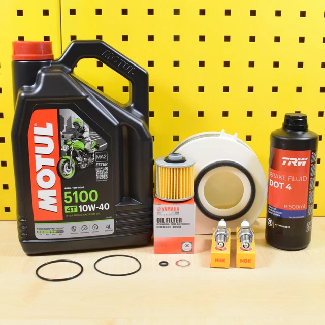 YAMAHA XVS1100 DRAGSTAR 98-07 Original le Filtre à Air Du Huile Bougies Motul EUR 131,32 ...