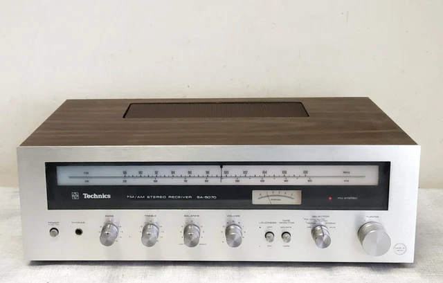 TECHNICS SA-5070 AM/FM Stereo 1970's Receiver Amplifier Phono Stage ...