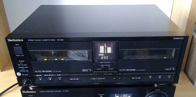 TECHNICS RS-X950 TWIN Cassette Deck Vintage HiFi Stereo Separate Stack ...