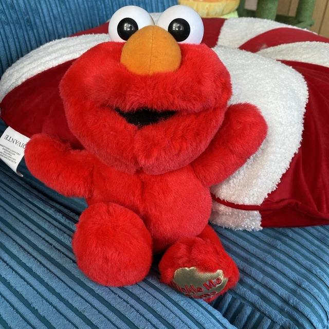 SESAME STREET FISHER Price Tickle Me Talking Elmo Plush Toy 15" Tall £5 ...