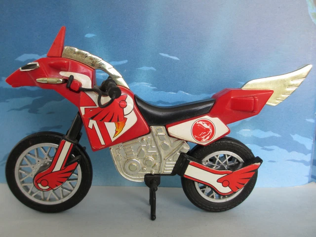 RARE FIGURINE MOTO Power Rangers Santai Vintage Bandai 1994 Rouge EUR 9 ...