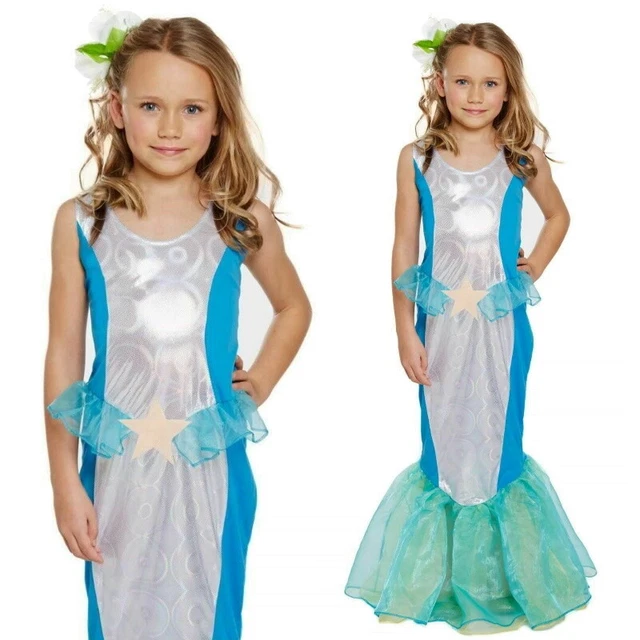 FILLES ARIEL PETIT Sirène Monde Livre Jour Costume Déguisement Pour Âge ...