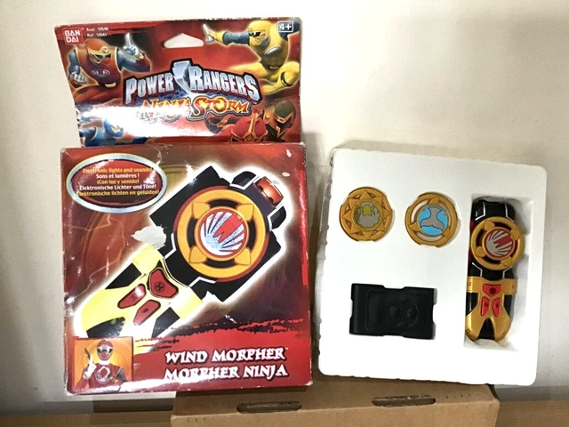 BNIB POWER RANGERS Ninja Storm Wind Morpher 100% Complete Bandai 2002 ...