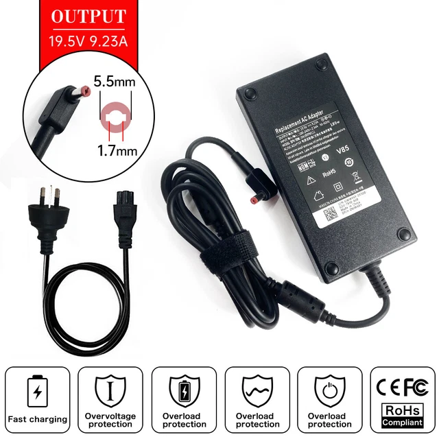 LAPTOP AC POWER Adapter Charger for Acer Aspire Nitro AN517-51-70UG EUR ...