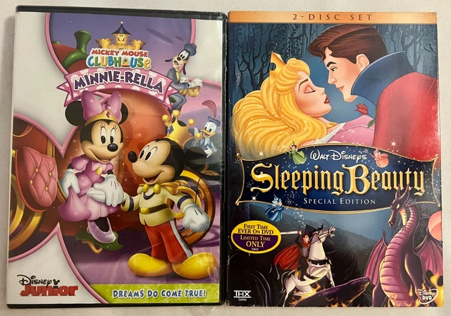 LOT OF 2 Disney DVDs Mickey Mouse Clubhouse Minnie-Rella & Sleeping ...