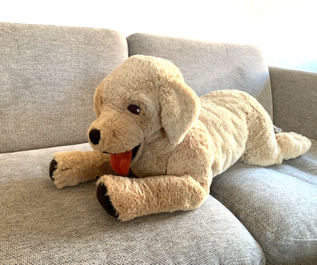 IKEA LARGE GOSIG Golden labrador/retriever plush, 70cm, so soft £21.51 ...
