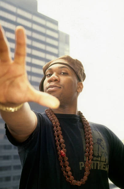 RAPPER KRS-ONE APPEARS in a portrait taken on July 3, 1991 in New - Old ...