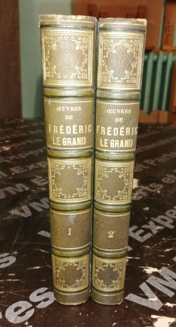 HISTOIRE PRUSSE OEUVRES Historiques De Frederic Le Grand 2Vol Relie ...