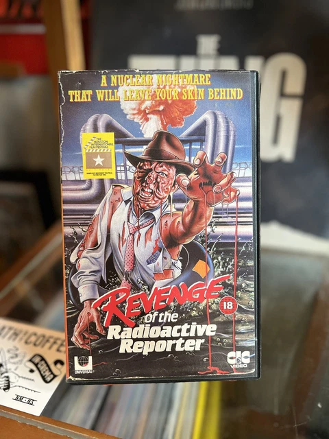 REVENGE OF THE Radioactive Reporter VHS Ex Rental Big Box £60.00 ...