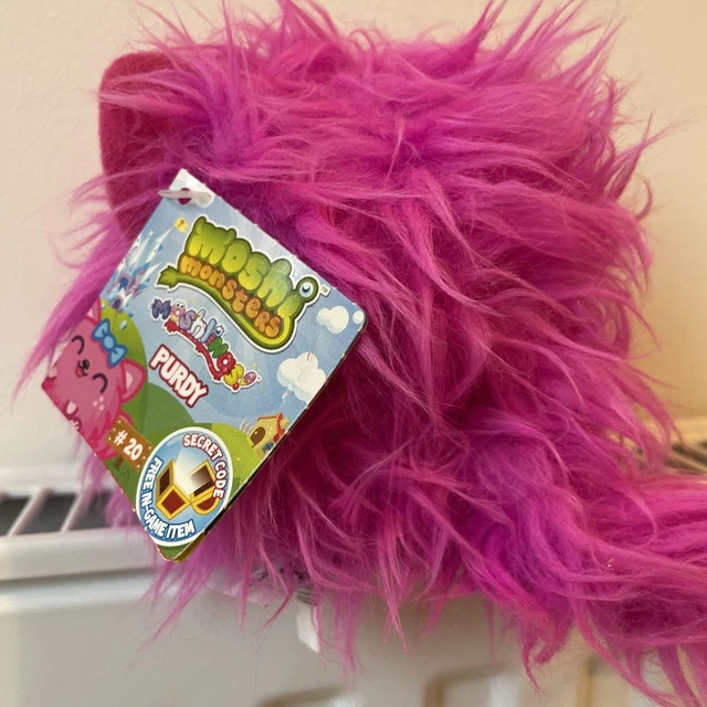 MOSHI MONSTERS PURDY Plush Toy With Tag £6.99 - PicClick UK