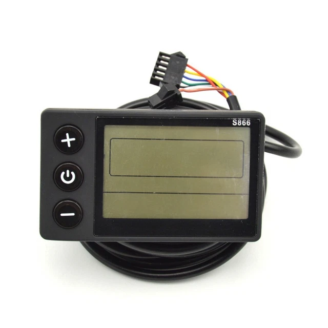 S886 DISPLAY PANNELLO Display LCD ABS Guscio Retroilluminato 1 Pz Controller 24/36/48V EUR 31,28 ...