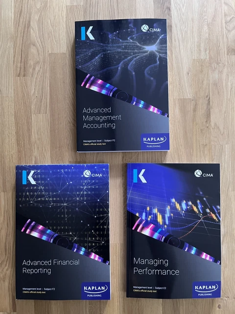 CIMA MANAGEMENT LEVEL Kaplan Official Study Texts 2025 P2, F2, E2 - New £83.92 - PicClick UK
