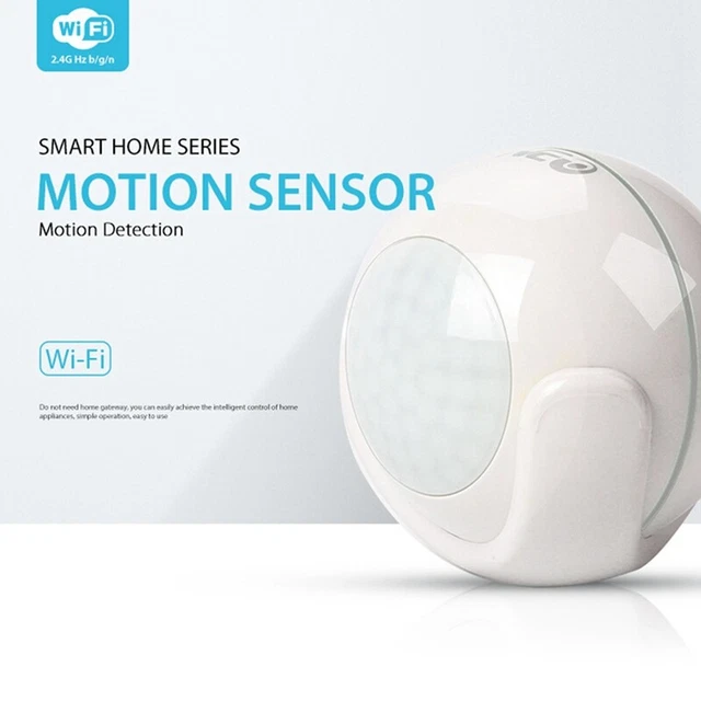 WIFI PIR MOTION Sensor 2.4G WiFi Motion Detector for Home Security ...