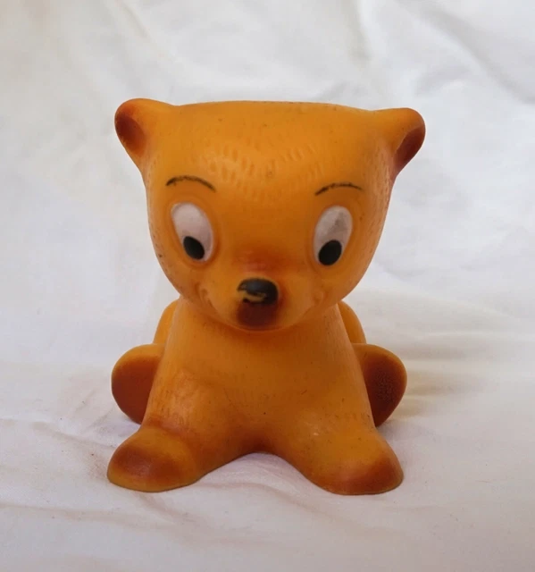 QUIETSCHTIER / QUIETSCHFIGUR - Bär - DDR Spielzeug EUR 8,00 - PicClick DE