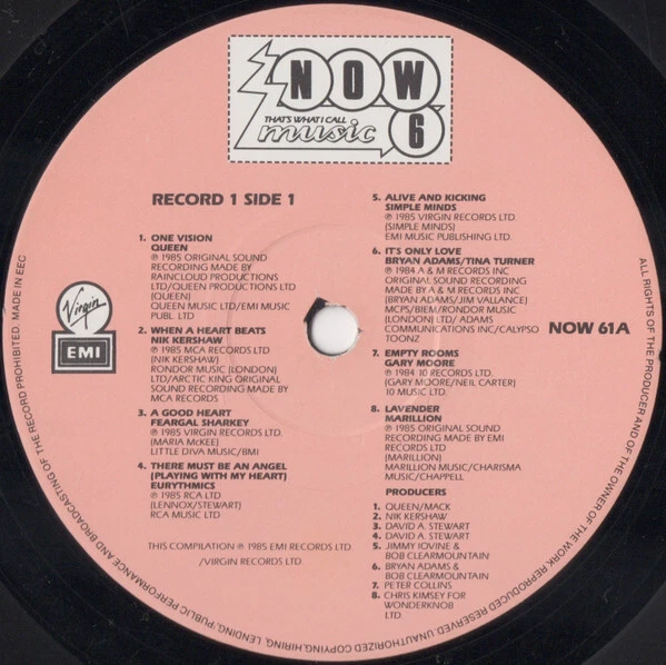 VARIOUS - NOW That's What I Call Music 6 - Used Vinyl Record - E1034z £ ...