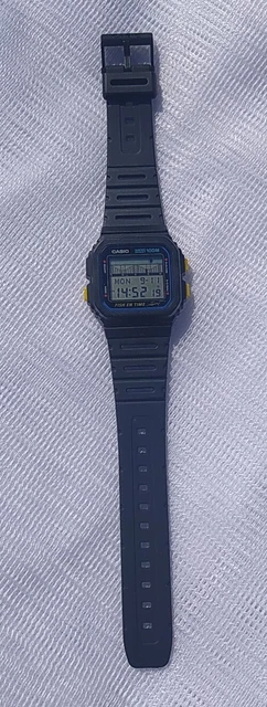 VINTAGE CASIO DIGITAL Watch FT-100W 'Fish En Time' 1980s Rare Japan ...