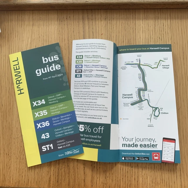 THAMES TRAVEL: HARWELL bus guide and timetable: 14 April 2024 edition ...