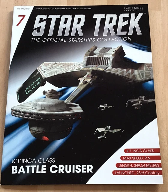EAGLEMOSS OFFICIAL STARSHIPS Collection Star Trek Magazine No 7 Battle ...