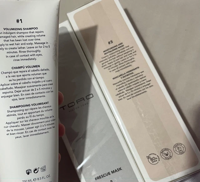 GAMME COMPLÈTE DE soins capillaire Victor Toro / gommage, shampoing ...