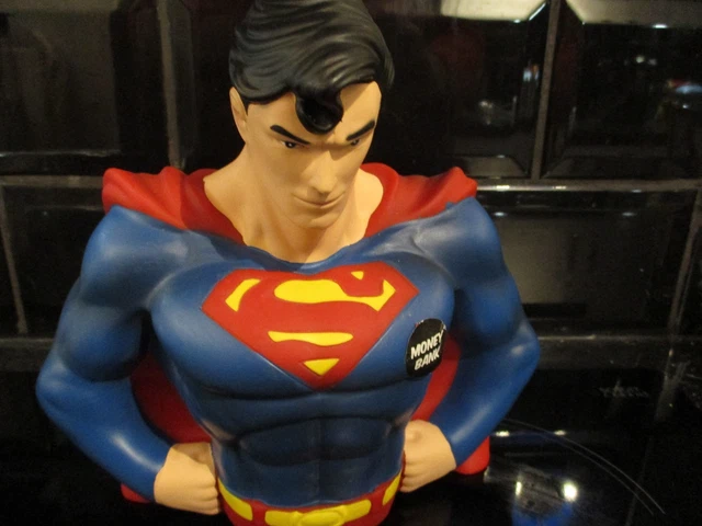 SUPERMAN 3D MONEY Box Money Bank Figure Officially Licensed Brand New ...