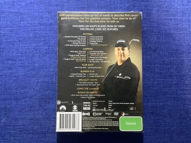 PHIL MICKELSON-SECRETS OF the Short Game (DVD, 2008) New Sealed Region ...