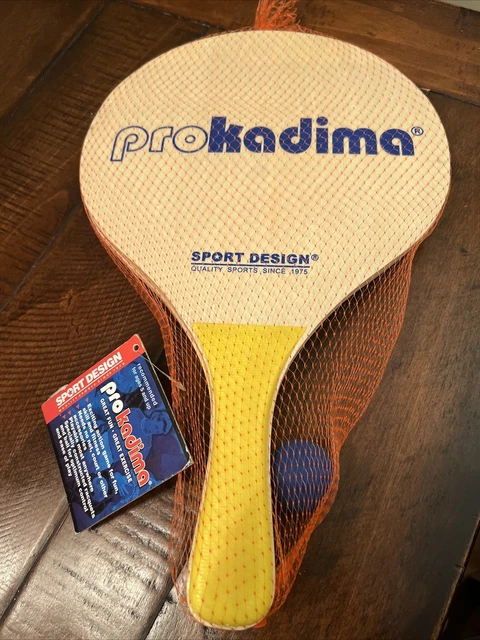 VINTAGE PRO KADIMA Paddleball Sport Design Set Classic 2 Paddles And ...