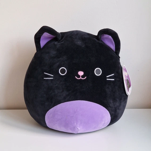 BNWT SQUISHMALLOW LARGE 12" Autumn The Black Cat Halloween Soft Plush ...