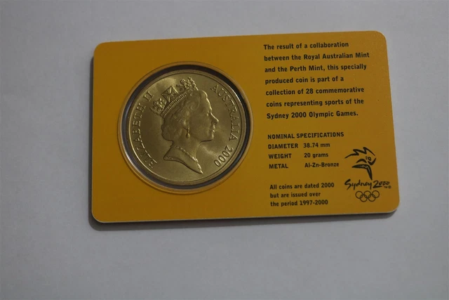 🧭 🇦🇺 AUSTRALIA 5 Dollars 2000 Gymnastics Sydney Olympics B62 #45 $46.83 ...