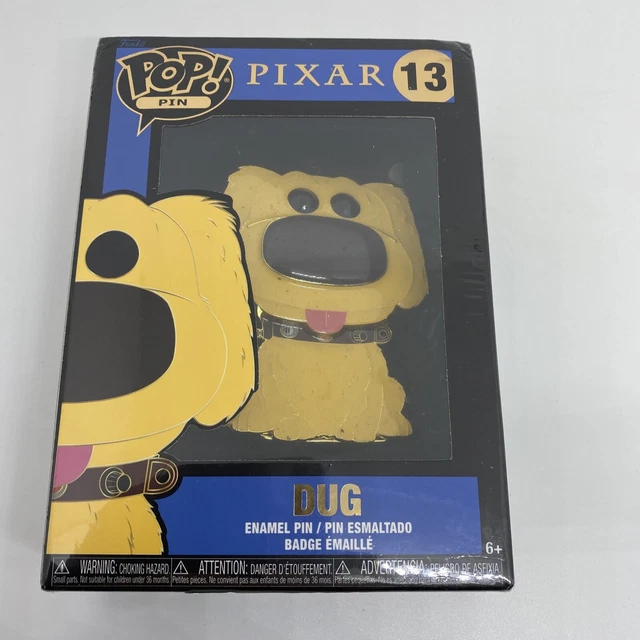 FUNKO POP! PIN: Dug The Dog #13 Disney Pixar UP NEW/SEALED In Box £12. ...