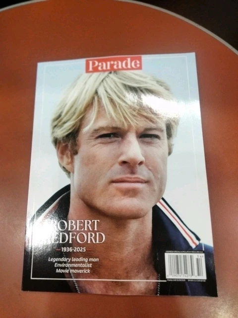 PARADE MAGAZINE ROBERT Redford September 2025: Legendary Leading Man ...
