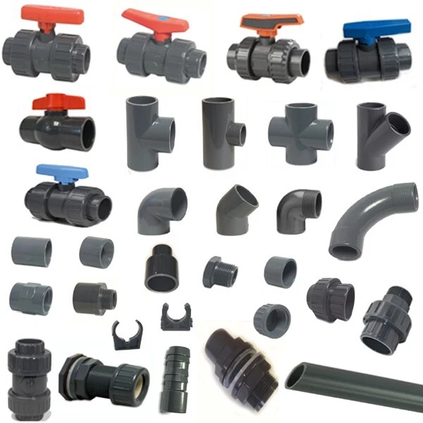 50MM PVC METRIC Pressure Solvent Weld Fittings £9.10 - PicClick UK