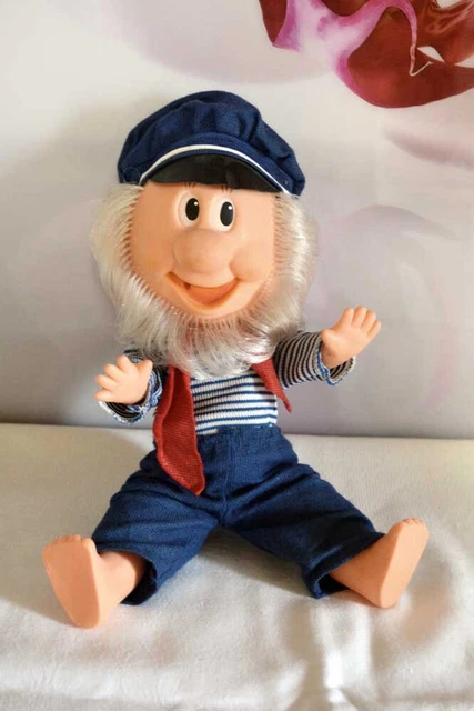 OSTSEE SOUVENIR PUPPE DDR Werbefiguren Ostsee Kapitän Matrose Seemann ...
