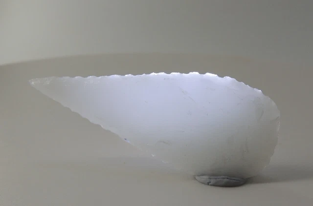 ABORIGINAL - EARLY Kimberley Point - White Milk Glass- Wa. $275.00 ...