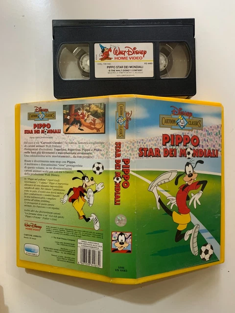 VHS WALT DISNEY PIPPO STAR DEI MONDIALI CARTONI ANIMATI 1994 EUR 4,99 ...