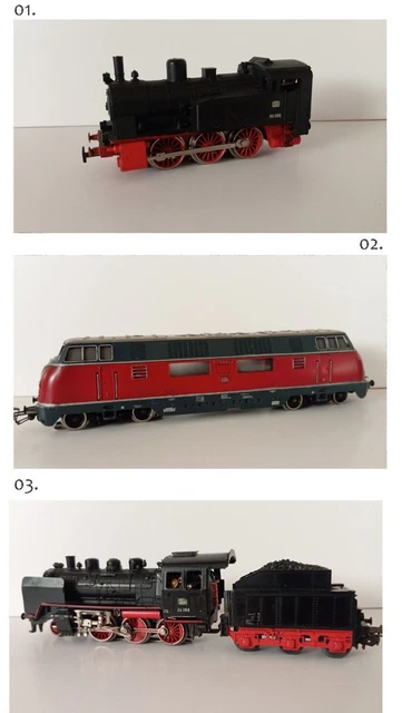 3X MODELLEISENBAHN H0 Märklin Zug Lok EUR 80,00 - PicClick DE