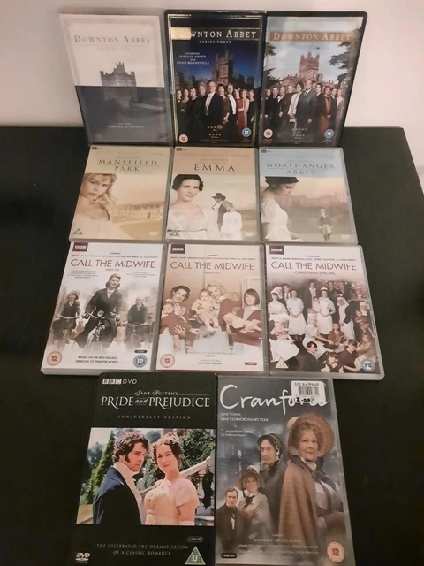 HUGE PERIOD DRAMA DVD Box Set Bundle DOWNTON AUSTEN Call Midwife Pride Prejudice £10.99 ...
