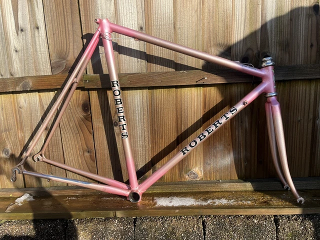 VINTAGE 1987 CHAS Roberts 60cm Columbus SL Steel Lo-pro Time Trial Bike ...