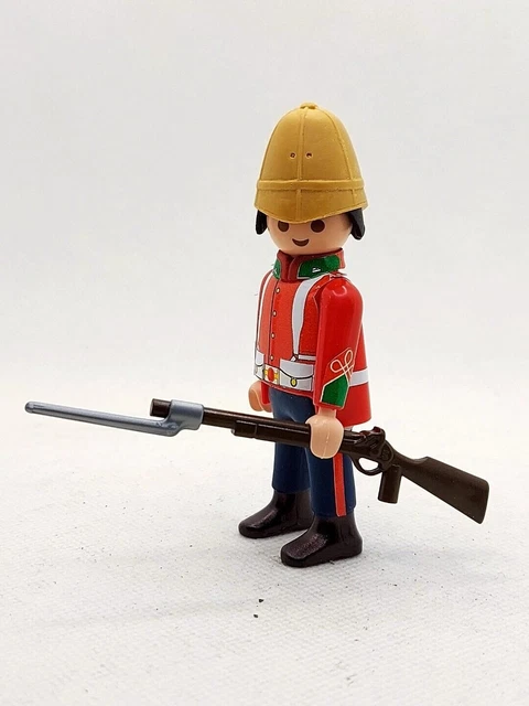 PLAYMOBIL CUSTOM BRITISH ENGLISH COLONIAL SOLDIER ANGLO-ZULU WAR soldier B EUR 10,53 - PicClick FR