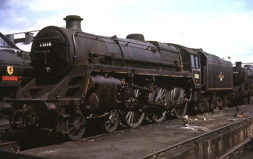 ORIGINAL COLOUR SLIDE of 73118 BR Standard steam loco £4.99 - PicClick UK