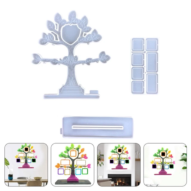 SILICONE MOULDS FOR Resin Photo Frame Making Supply Mold Epoxy Ornament ...
