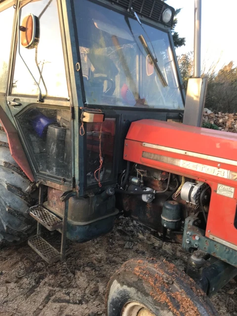 RED ZETOR TRACTOR Model 7011 £3,250.00 - PicClick UK