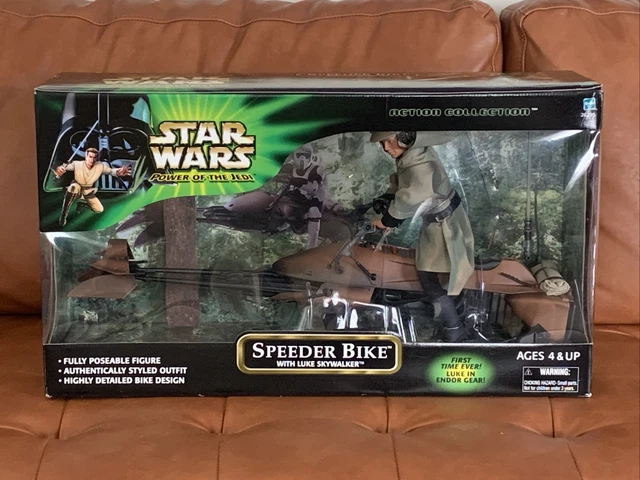 VÉLO SPEEDER STAR WARS LUKE SKYWALKER Power of the Jedi Hasbro 2001 12 pouces. NEUF EUR 111,97 ...