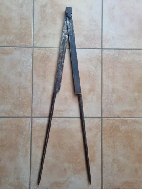 ANCIEN COMPAS 18ÈME Siecle en Fer Forgé et Art Populaire EUR 80,00 ...