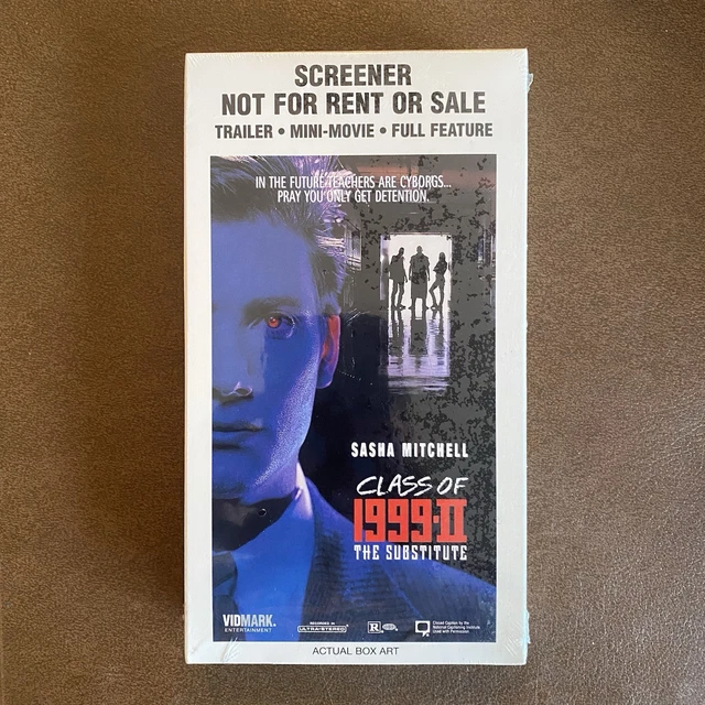 CLASS OF 1999 II 2 The Substitute VHS 1993 Screener Promo Tape Brand ...