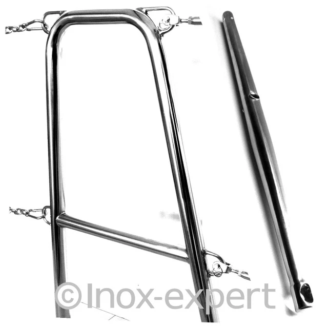 RELINGSTÜTZEN PFORTENSTÜTZE EDELSTAHL A4 Reling Stütze Rostfrei ...