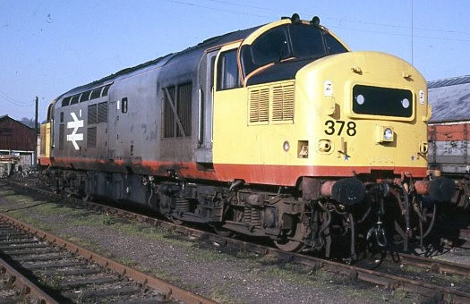 ORIGINAL COLOUR SLIDE of 37378 BR class 37 diesel loco £2.45 - PicClick UK