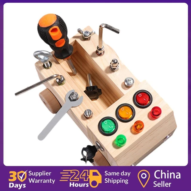 SCREWDRIVER BOARD SET Fine Motor Skill Screw Driver Board Toys for Kids ...